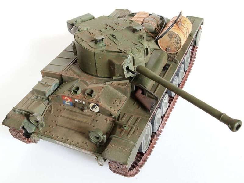 Brytyjski czołg Mk.III Valentine Mk.XI (OP) - model Bronco skala 1:35 ...