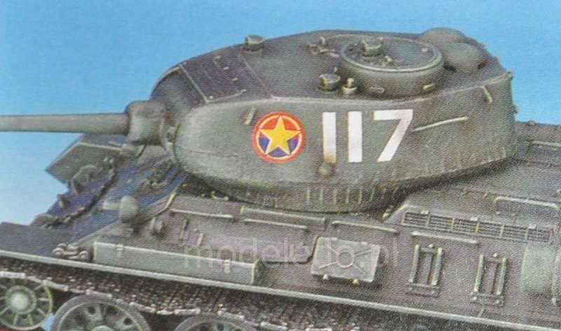 Radziecki czołg T-34/85M (NVA) w skali 1-35 - Modeledo.pl