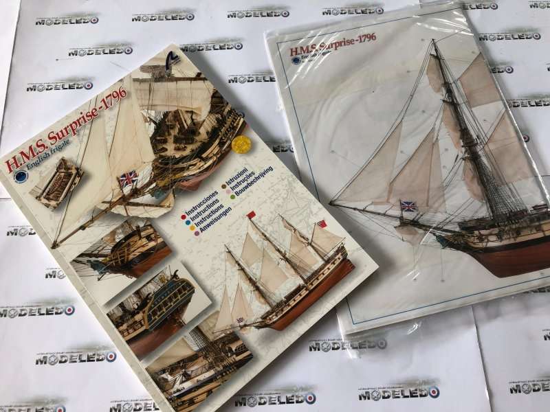 Angielska fregata HMS Surprise 1796 model - Modeledo.pl