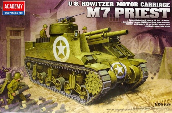 Haubica M7 Priest do sklejania skala 1:35 - Modeledo.pl