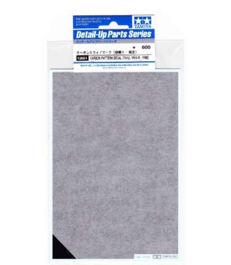 Dodatki do modeli - kalkomania karbon diagonalny - Tamiya 12681 ...