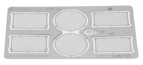 German Panther Ausf.D Photo-Etched Grille Set - skala 1:35 - Modeledo.pl