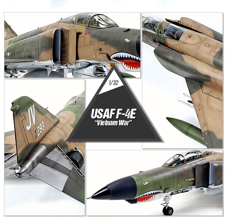 Model samolotu USAF F-4E do sklejania skala 1-32 - Modeledo.pl
