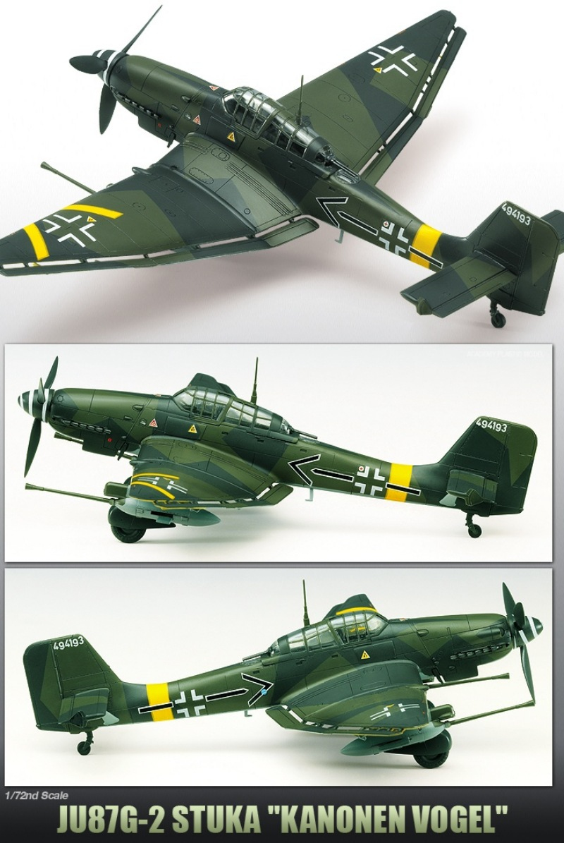 Bombowiec Junkers Ju87G-2 Stuka model 1-72 - Modeledo.pl