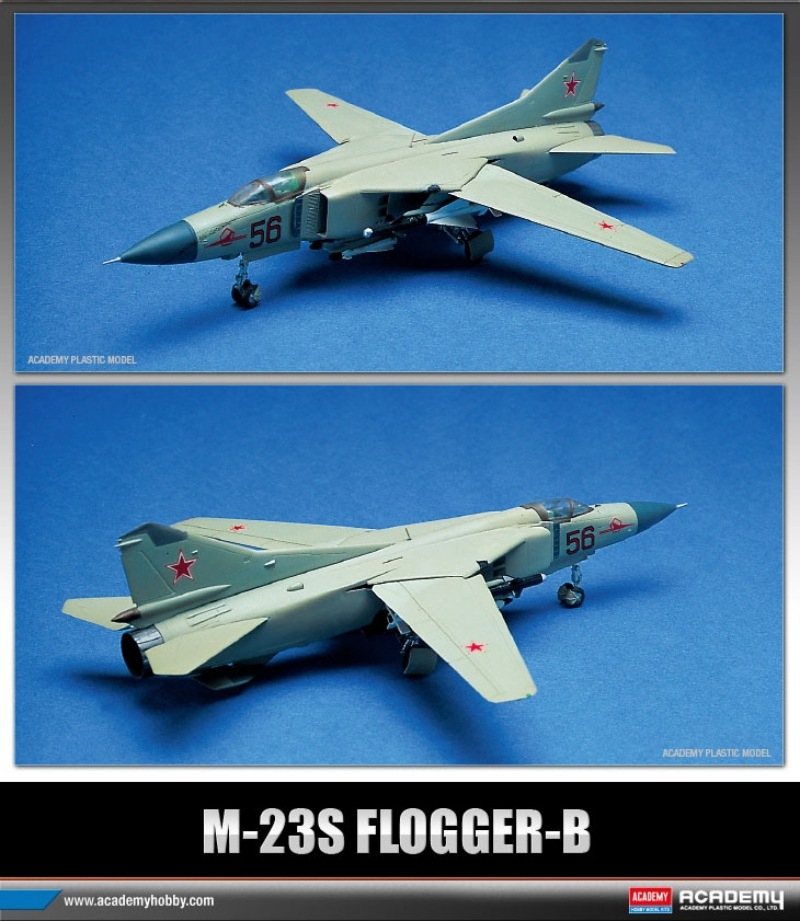 Samolot M-23S Flogger B model 1-72 - Modeledo.pl