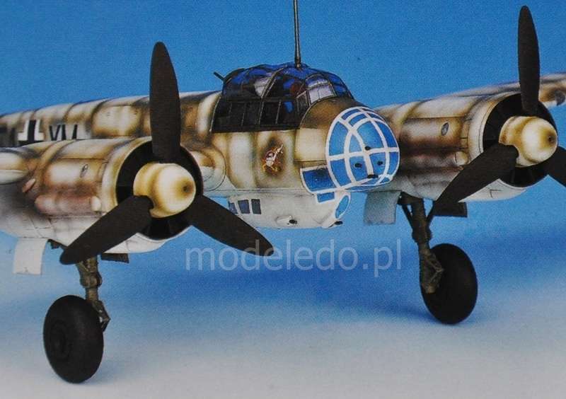 Niemiecki myśliwiec Junkers Ju-88C-6 Zerstorer w skali 1:48 - Modeledo.pl