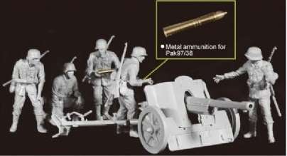 Niemiecka armata przeciwpancerna 75mm PaK 97/38 w skali 1:35 - Modeledo.pl