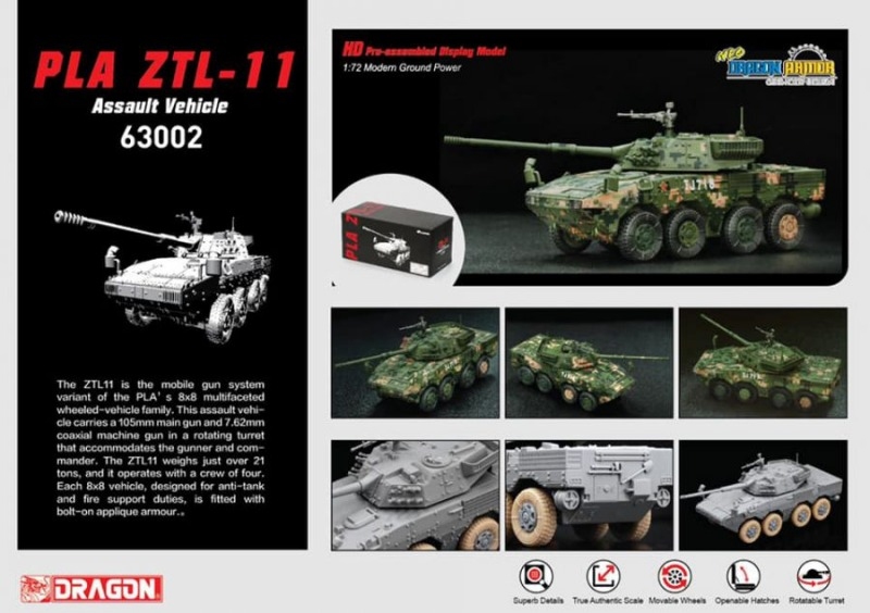 PLA ZTL-11 - model gotowy nr 63002 w skali 1-72 - Modeledo.pl