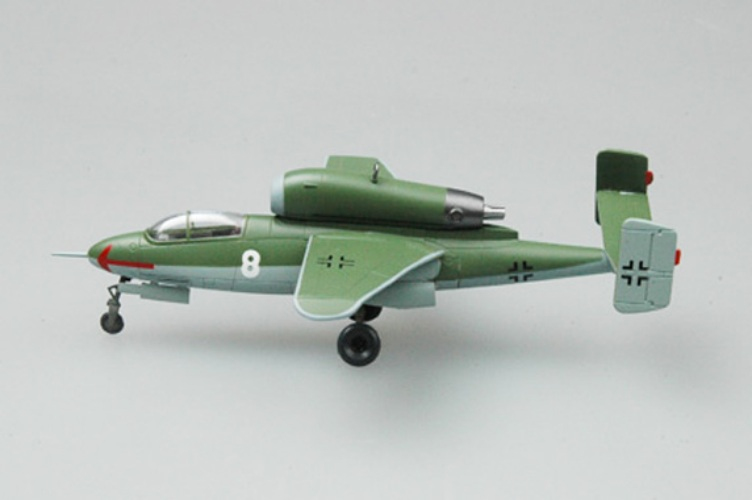 Gotowy model samolotu He 162 1./JG1 Leck airfield, Germany May 1945 ...