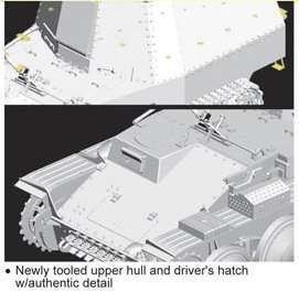 Model działa samobieżnego Sd.Kfz. 138/1 Geschutzwagen 38M w skali 1/35 ...