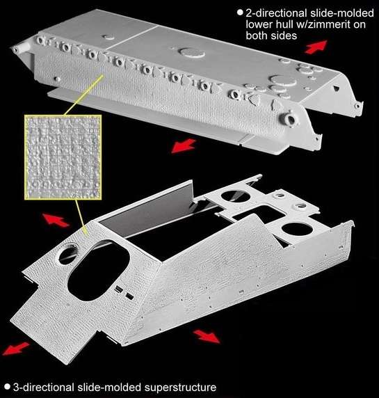 Niemiecki niszczyciel czołgów Sd.Kfz.173 JagdPanter Ausf.G1 skala 1:35 ...