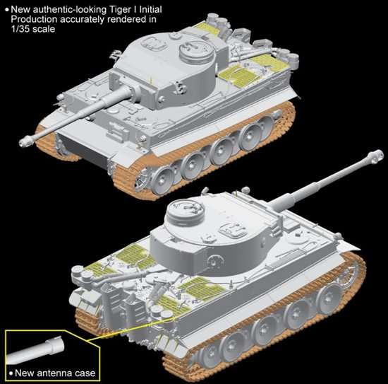 Czołg Tiger I początkowa produkcja - Tunezja w skali 1-35 - Modeledo.pl