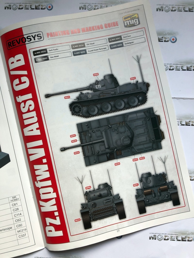 Czołg Panzer VI Ausf.C/B 2 w 1 VK36.01 z wnętrzem - Modeledo.pl