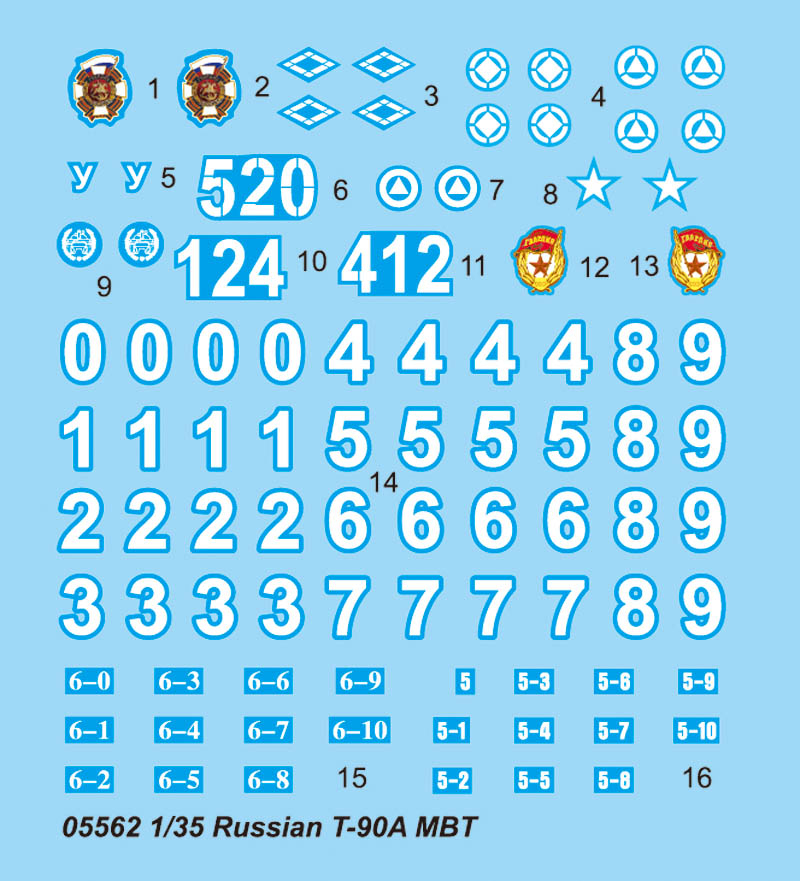 Model rosyjskiego czołgu T-90A MBT w skali 1:35 - Modeledo.pl