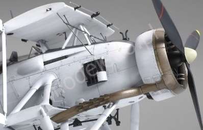 Brytyjski samolot torpedowo-bombowy Fairey Swordifsh Mk.II skala 1:48 ...