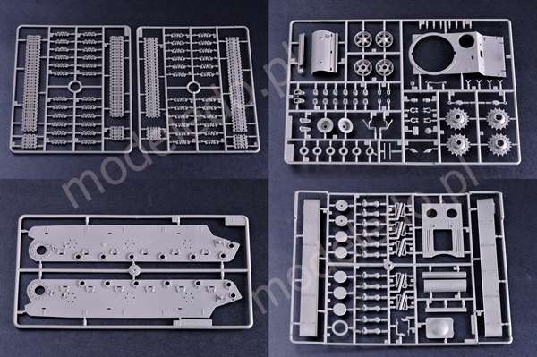 Model czołgu do sklejania KV-1 w skali 1-35 - Modeledo.pl