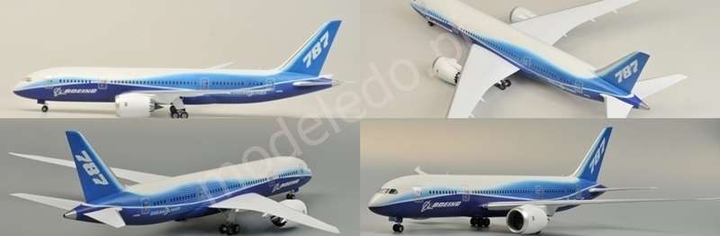 Samolot pasażerski Boeing 787-8 Dreamliner - model w skali 1-144 ...