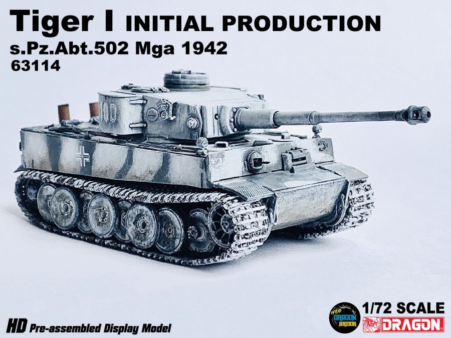 Die Cast Dragon Armor 63114 Tiger I Initial Production s.Pz.Abt.502 Mga ...