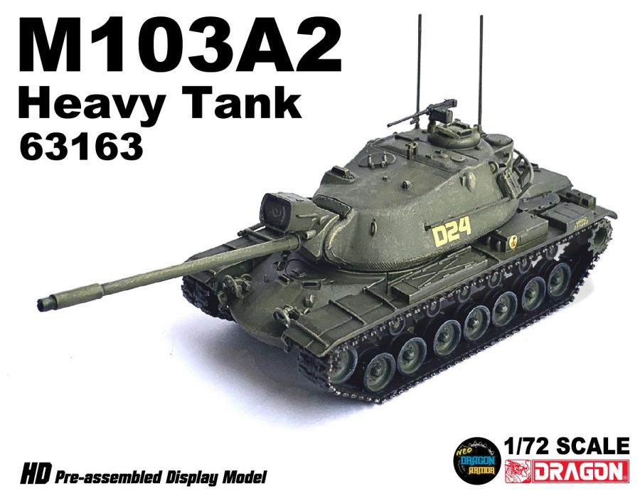 Die Cast Dragon Armor 63163 M103A2 Heavy Tank - Gotowe modele czołgów i ...