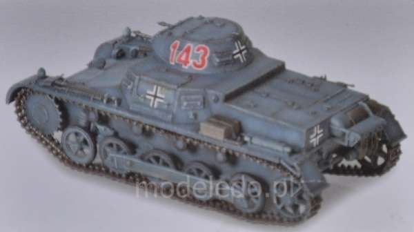 Niemiecki czołg lekki PZ I B w skali 1-35 - Modeledo.pl