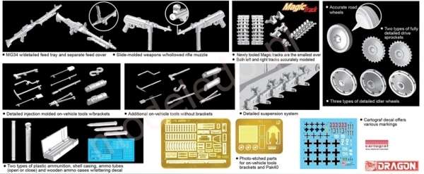 Niemiecki niszczyciel czołgów Marder II w skali 1:35 - Modeledo.pl