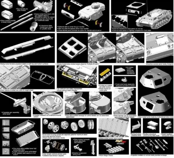 Niemiecki czołg Pz.Kpfw.III Ausf.J model 1-35 - Modeledo.pl