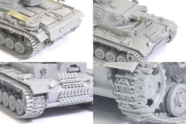 Czołg średni PZ III Ausf.N z zimowymi łańcuchami 1:35 - Modeledo.pl