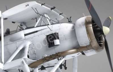 Brytyjski samolot torpedowo-bombowy Fairey Swordifsh Mk.II skala 1:48 ...