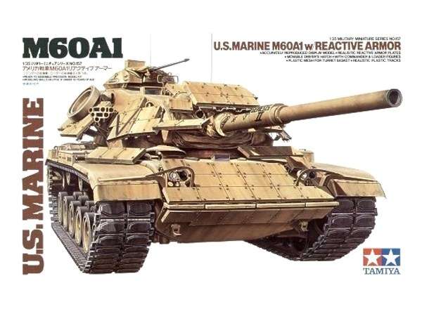 Amerykański czołg M60A1 - model Tamiya w skali 1-35 - Modeledo.pl